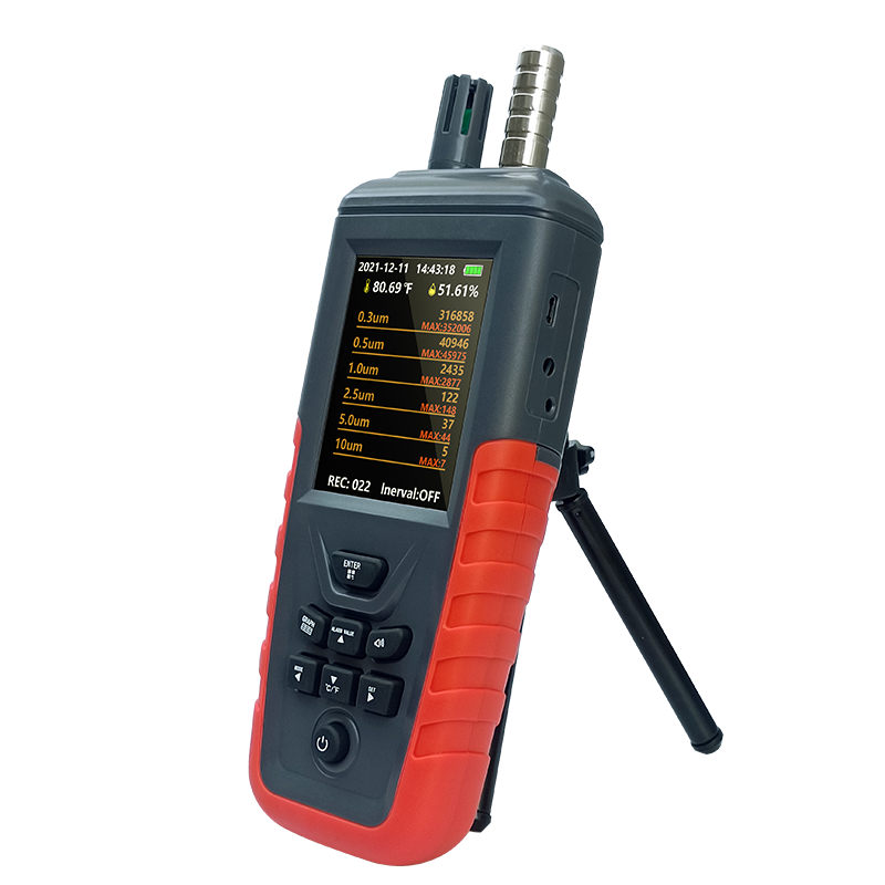 Buy Pm0.3/0.5/1/2.5/5/10 Dust Particle Counter 6 Channels Tc8500 Laser ...