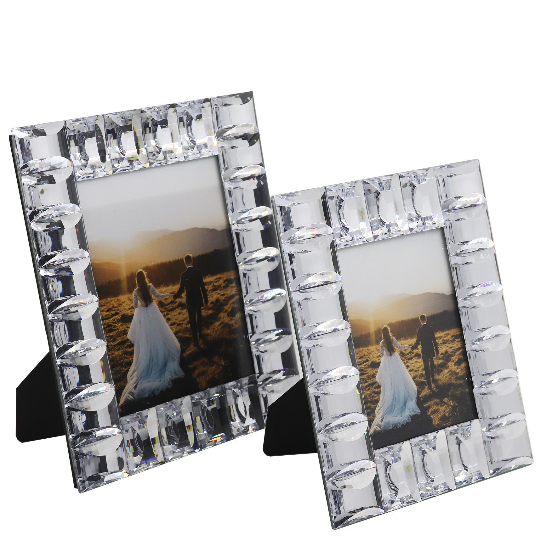 Buy Modern Glass Photo Frame Crystal Photo Frame,glamour Frame Desktop ...