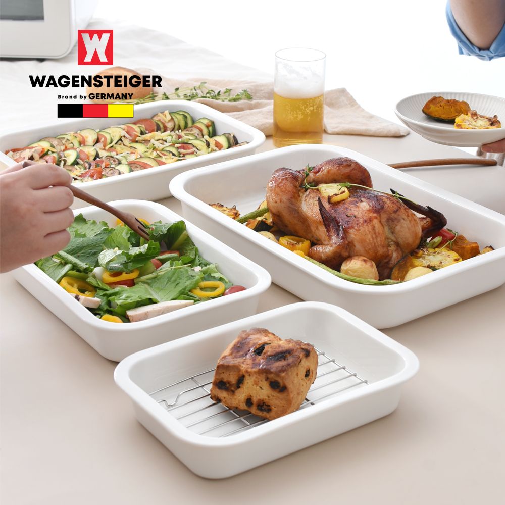Buy 1.27 Quarts Ceramic Food Prep Container With Rack ,roasting Pan ...