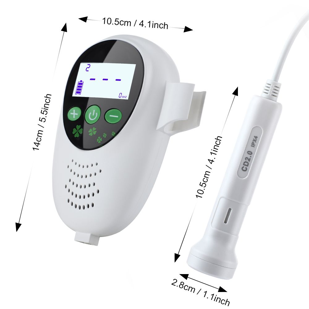 Buy Mericonn Patented Portable Battery Domestic Fetal Doppler from ...