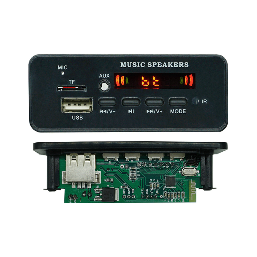 Buy 12v Usb Fm Mp3 Player Circuit Module Wireless Bt Pcb Board from ...