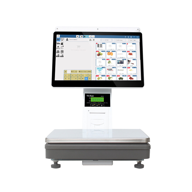 Buy 15.6" Aclas Scale Possystem With 58mm Printer Pos Machine Touch Pos ...