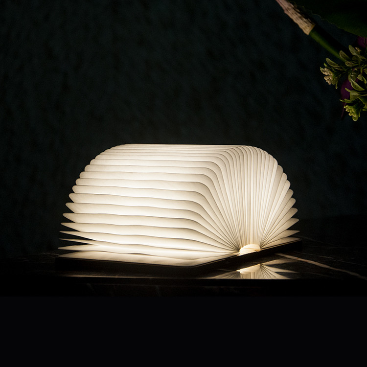 Buy 2021 Trending Products Rechargeable Led Book Lamp Folding Book ...