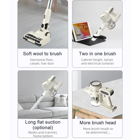 Buy 2200mah Batteries 3 Speeds Upright Stick Wireless Vaccums Handheld ...