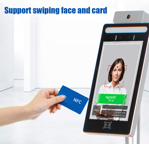 Buy Ai Facial Recognition Camera Time Attendance Machine Face Control ...