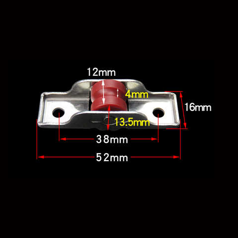 Buy Aluminum Window Wheels 14mm 16mm Upvc Stainless Steel Sliding ...