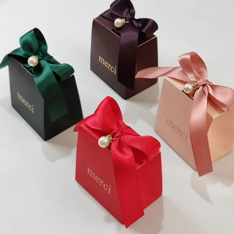 Buy Baby Shower Gift Box Merci Paper Chocolate Packaging Boxes For ...