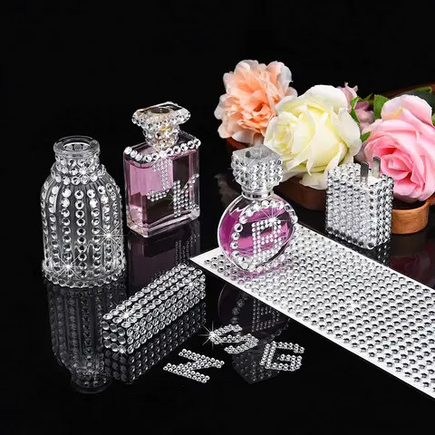 Buy Bling Crystal Stickers Sheet For Diy Art And Craft Glitter Alphabet ...