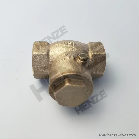 Buy Bronze B62 C83600 Threaded Swing Check Valve Npt Or Bsp Nbr Epdm ...