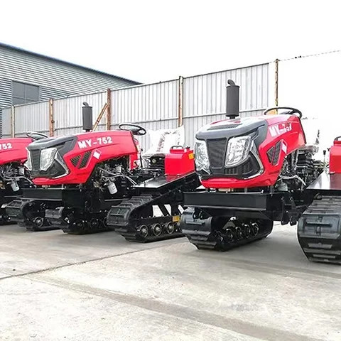 Buy Cheap Agricultural Mini Crawler Tractor Multifunction Diesel 50hp ...