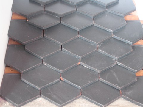 Buy Classic New Semi-circular Tile Fish Scale Slate Clay Roof Tile from ...