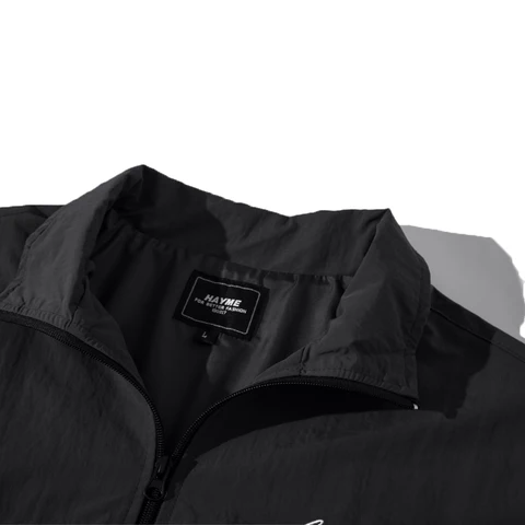 Buy Custom Embroidery Logo Satin Lining Nylon Material Windbreaker Mens ...