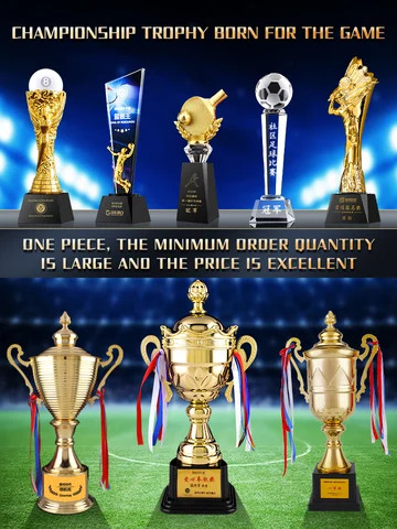 Buy Custom Metal Trophy Cup New Design Iron Material Award Football ...