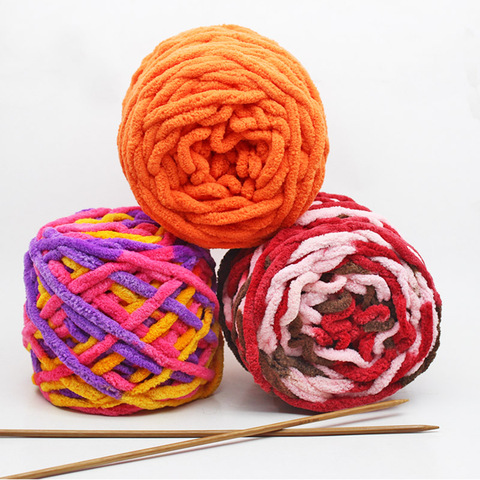 Buy Dimuni Free Samples Chunky Knit Baby Yarn For Hand Knitting Chunky ...