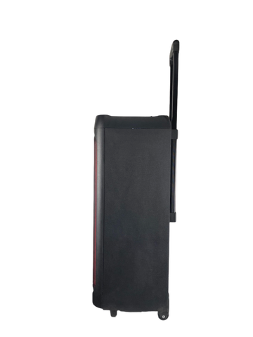 Buy Dual 6.5inch Subwoofer Audio Trolley Speaker With Fire Light ...