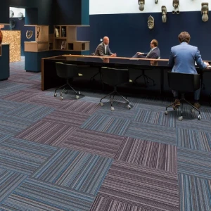 Buy Eco-friendly 50*50 Interlocking Carpet Tiles 5mm Thickness Office ...