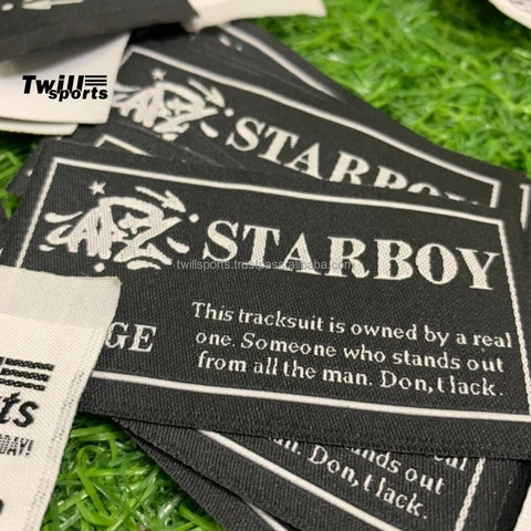 Buy Factory Wholesales Custom Brand Logo Size Labels Satin Woven Neck ...