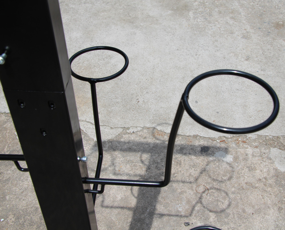 Buy Floor Standing Multi Tier Motorcycle Helmet Rack Mteal Helmet Bike ...