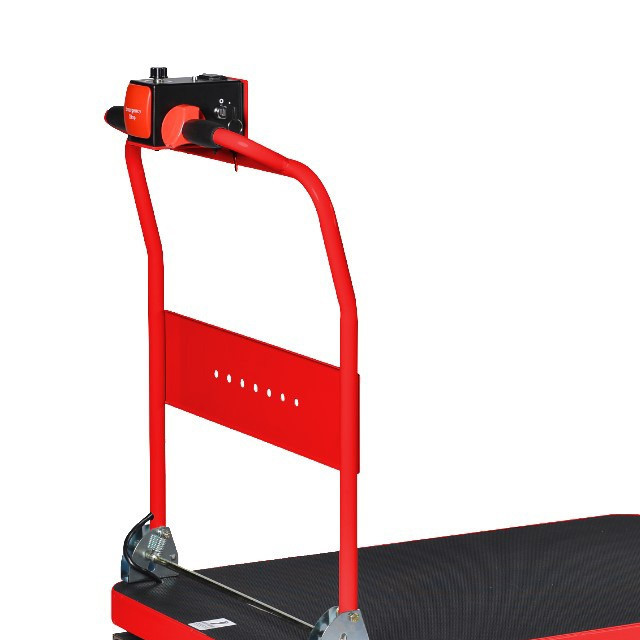 Buy Four Wheels Powered Electric Trolley Cart Battery Operated Platform ...