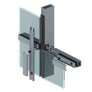 Buy Frame-type Curtain Wall System Curtain Wall System Aluminum ...