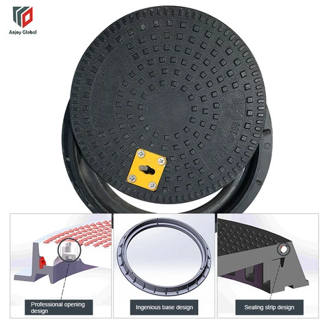 Buy Gas Station Manhole Cover Smc Composite Well Cover En124 Plastic ...