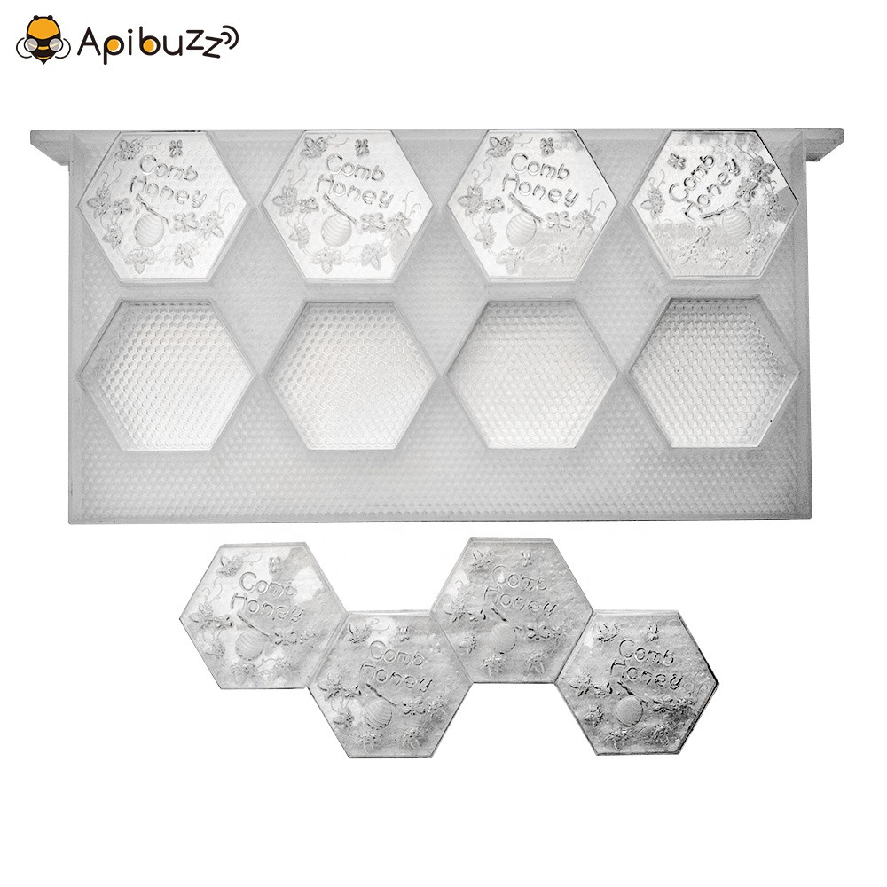 Buy Hexagon Shaped Plastic Comb Honey Beehive Frames And Cassettes Set ...