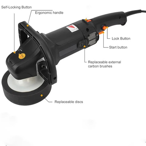 Buy High Efficiency 6 Speed Car Polishing Machine Car Waxing Beauty ...