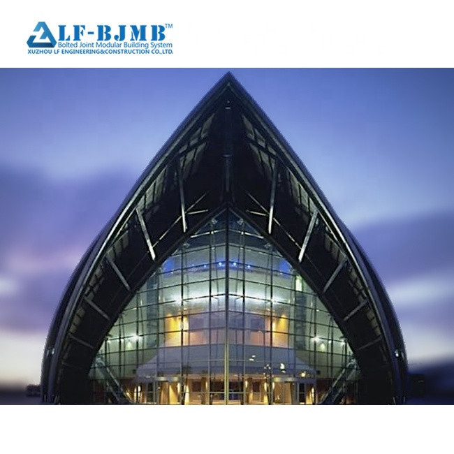 Buy High Standard Steel Structure Space Frame Prefabricated Conference ...