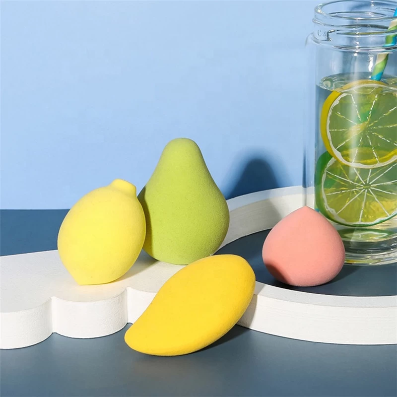 Buy Hot Selling Lemon Shape Makeup Blender Custom Logo Facial Sponge ...