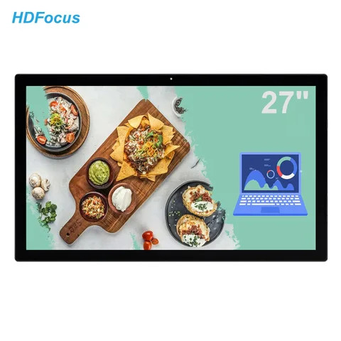 Buy Industrial Wall Mounted Large Tablet 27 Inch Android Panel Pc Kiosk ...
