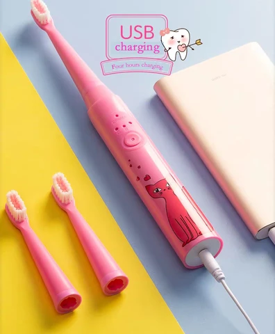 Buy Kids Electric Toothbrushes Waterproof Kids Electronic Toothbrush ...