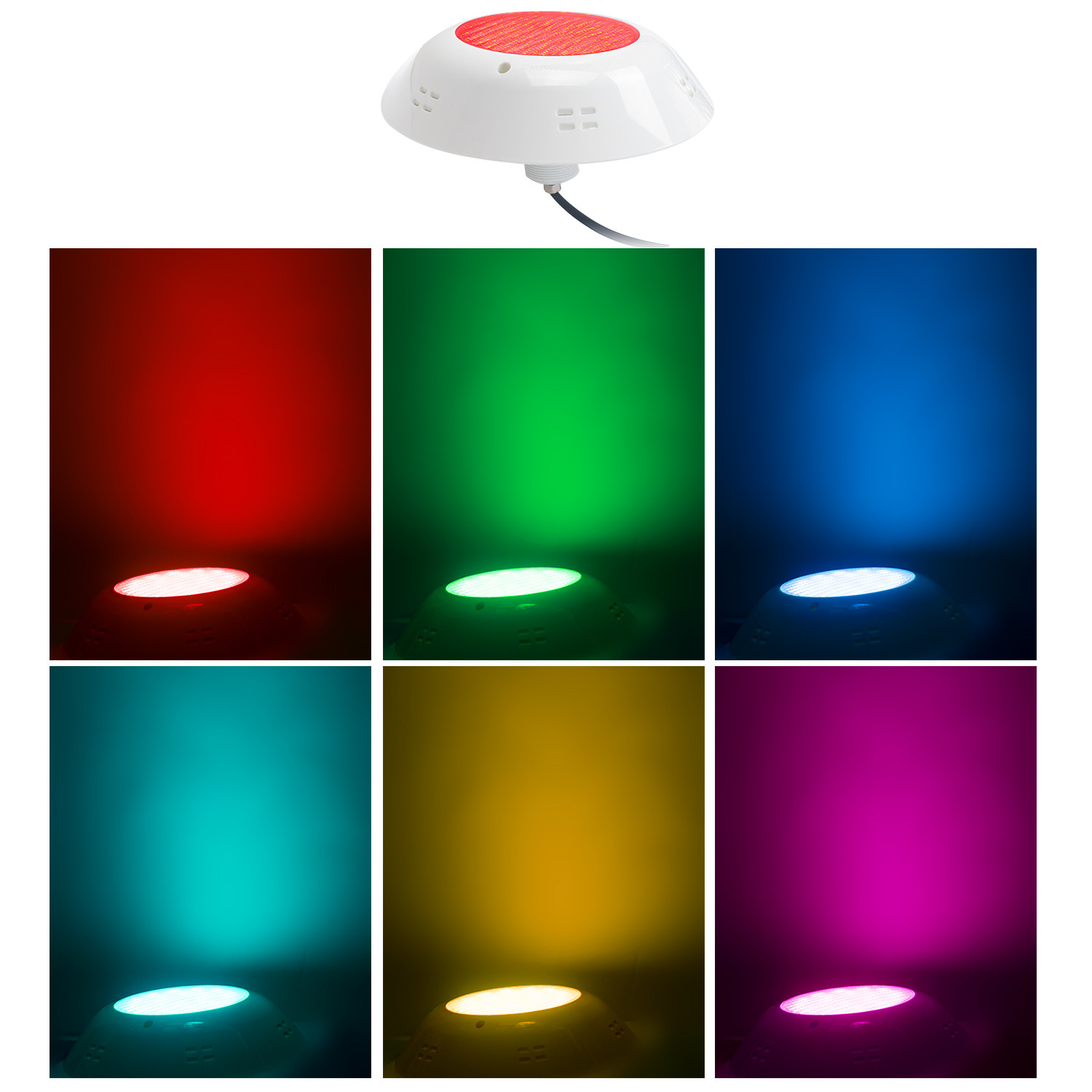 Buy Led 18w Color Changing Above In-ground Pool Light Underwater ...