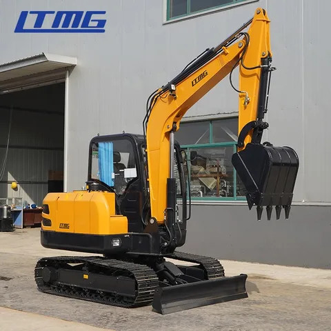 Buy Ltmg 9 Ton 6.5 Ton 7.5 Ton Excavators Joystick Side Swing Diggers ...