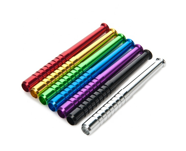 Buy Metal Aluminum Baseball Bat Shape 78mm Length Dugout Weed Pipes ...
