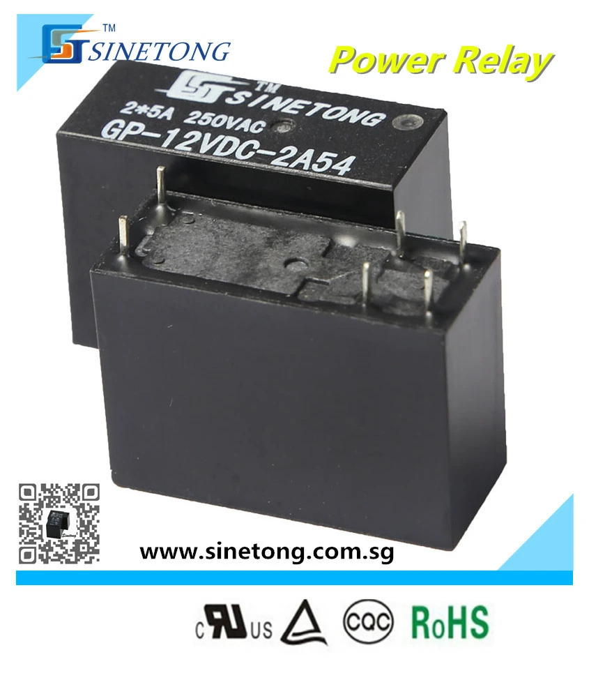 Buy Mini China Made Relay 12v 10a Pcb Type Normal Open Contact Power ...