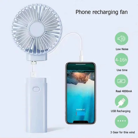 Buy Mini Handheld Electric Fan Usb Desktop Mini Fan 3 Steps Of Air ...