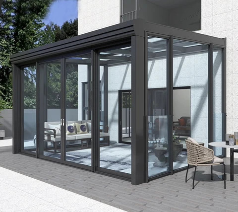 Buy Modern Prefabricated House Summer Outdoor Garden Glass Houses Free ...
