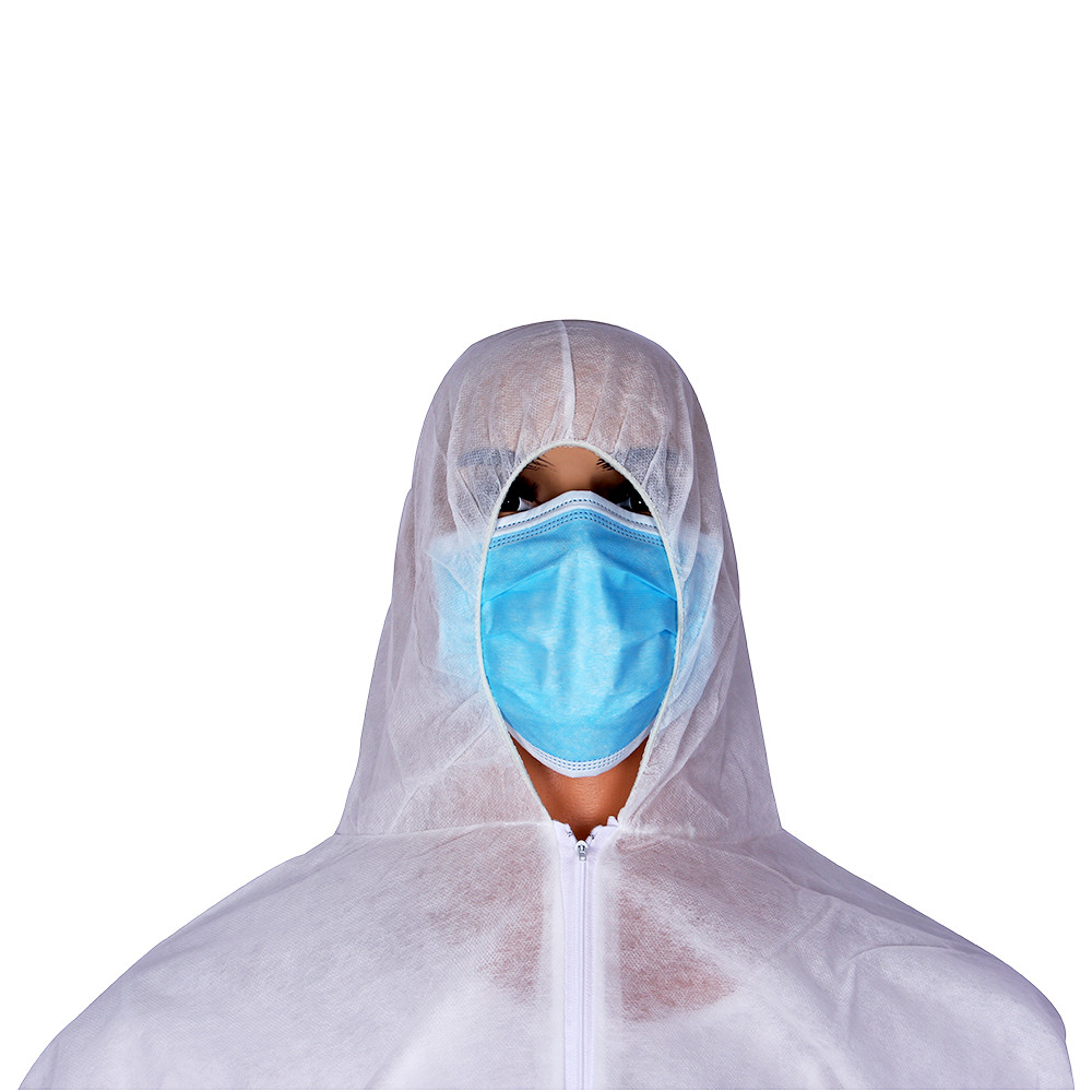 Buy Nonwoven Protection Suit Disposable Coverall Full Body Biological ...