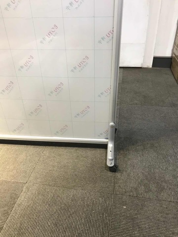 Buy Office Aluminum Wall Partition Clear Acrylic Partition Wall Panel ...