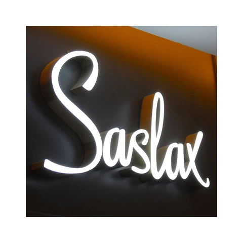 Buy Outdoor Illuminated Acrylic Front Lit Channel Free Standing Acrylic ...