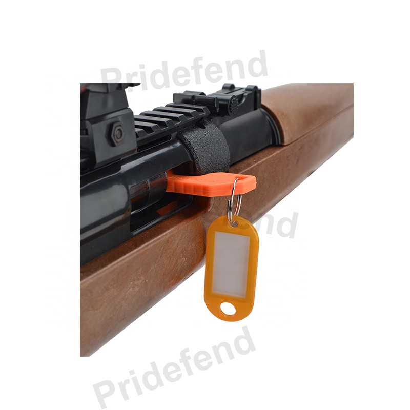 Buy Pack Of 10 Orange Gun Safe Rifle Handgun Shotgun With Bonus Diy Key ...