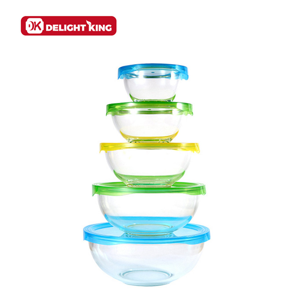 Buy Pyrex Glass Salad Mixing Bowl With Pp Lid/glass Salad Bowl With ...
