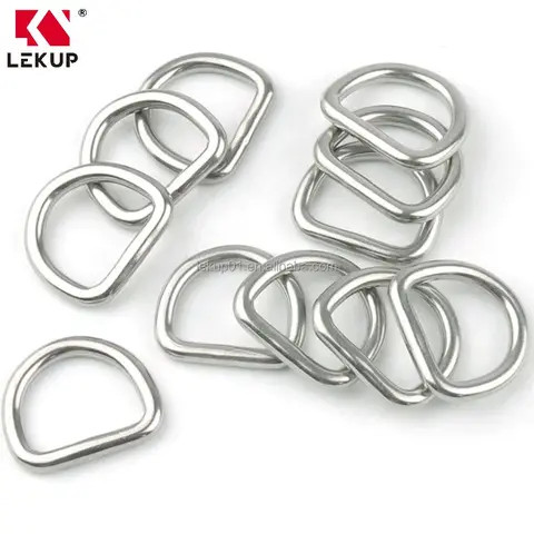 Buy Stainless Steel 304 316 D Ring Welded 8mm X 80mm Marine Grade Dee ...