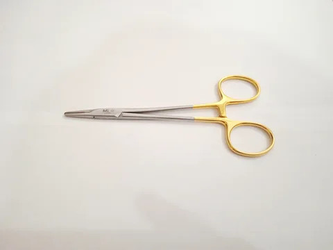 Buy Stainless Steel Halsey Needle Holder Tc 130mm Surgical Instrument ...