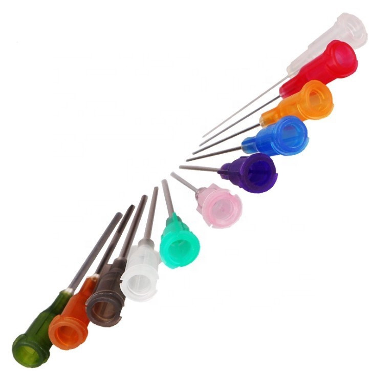 Buy Te-14g 1" Olive Plastic Steel Tips Dispensing Industrial Syringe ...