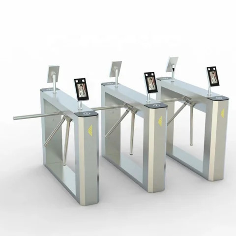 Buy Three Rods Gate Out Door Face Recognition Access Control Bridge ...