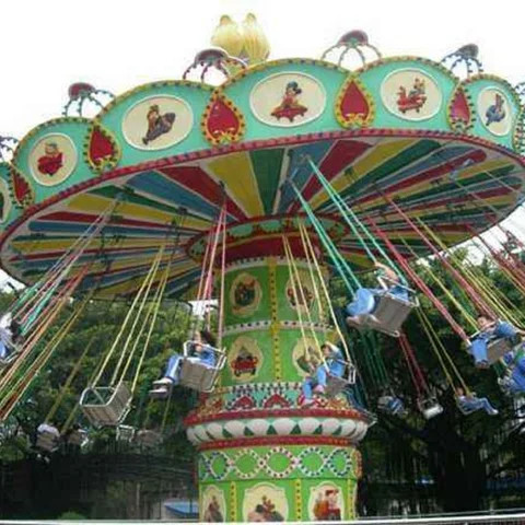 Buy Thrilling Amusement Equipment Park Rotating Flying Chair Game ...