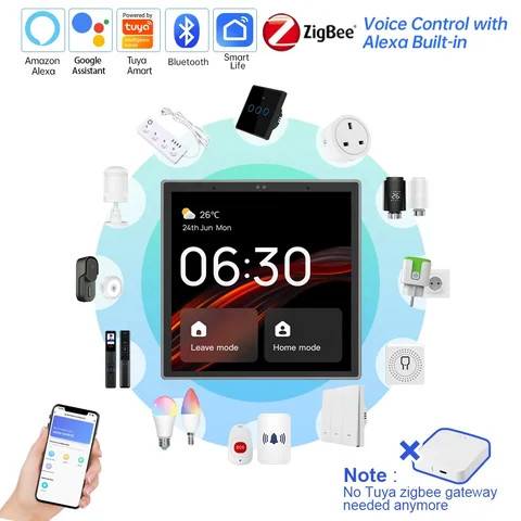 Buy Tidelink Eu Smart Home Touch Control Panel Smart Home Automation ...