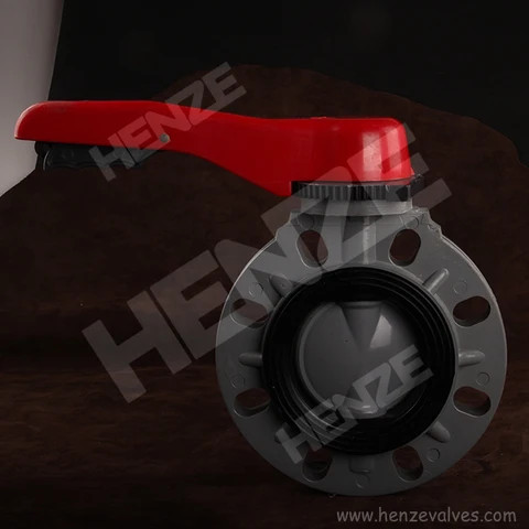 Buy Upvc, Cpvc, Pph, Pvdf, Frpp Plastic Manual Butterfly Valve from Henze Valves Corporation ...
