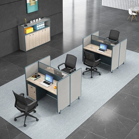 Buy Wisda Commercial Partition Acoustic Portable Office Desk Cubicle ...